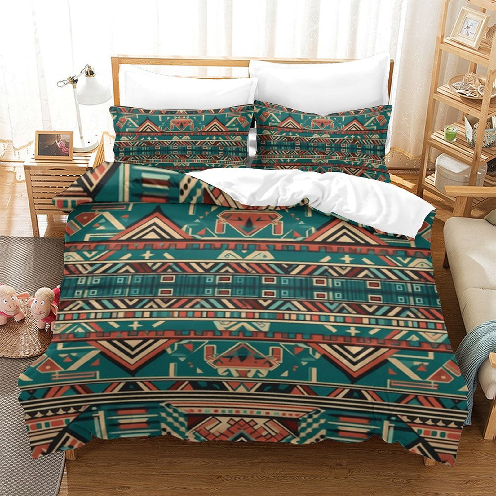 Duvet Cover Set Bohemian Modern Bedspreads Quilt Cover Pillowcase Home ...