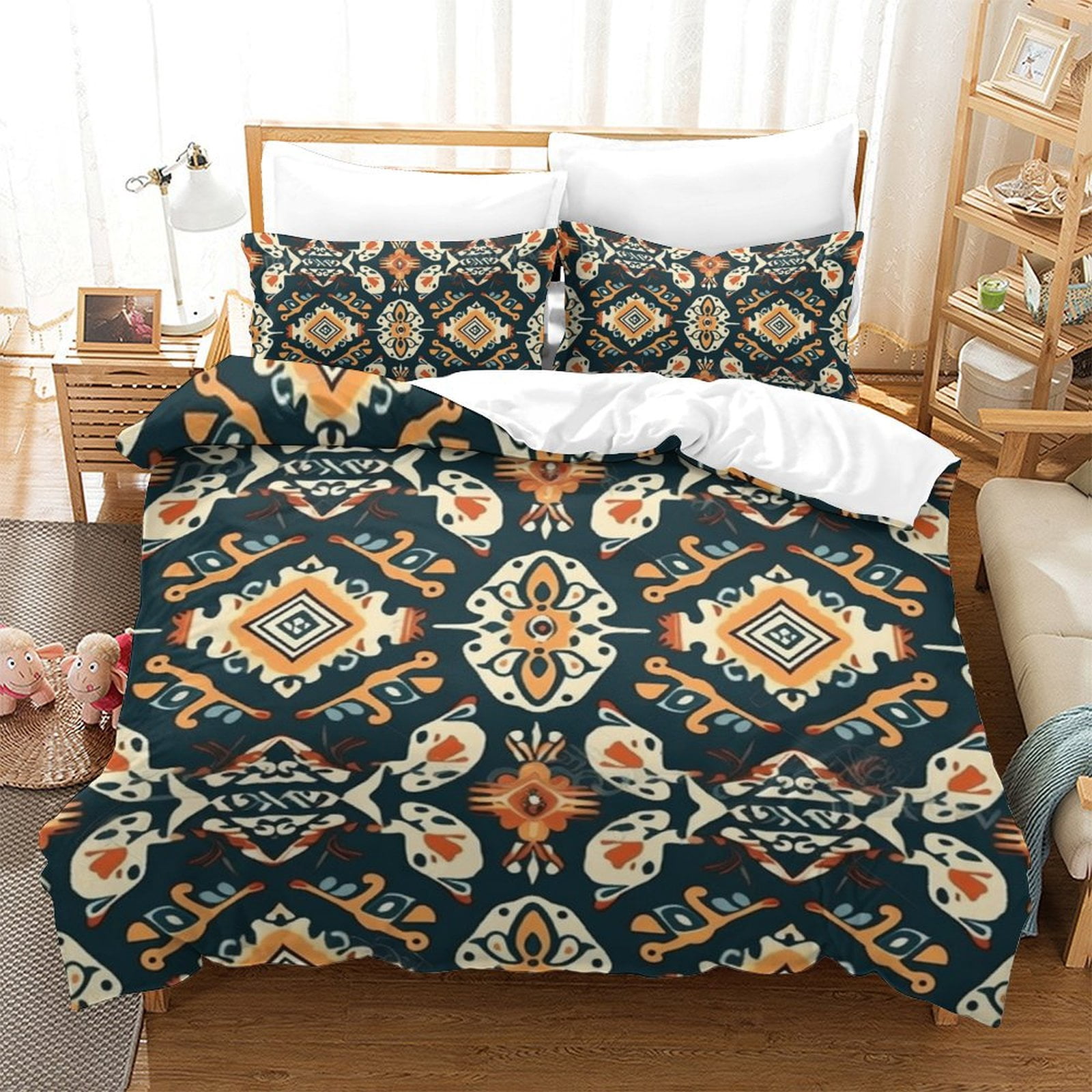 Duvet Cover Set Bohemian Style Home Bedclothes Adult Highend Bedspreads ...