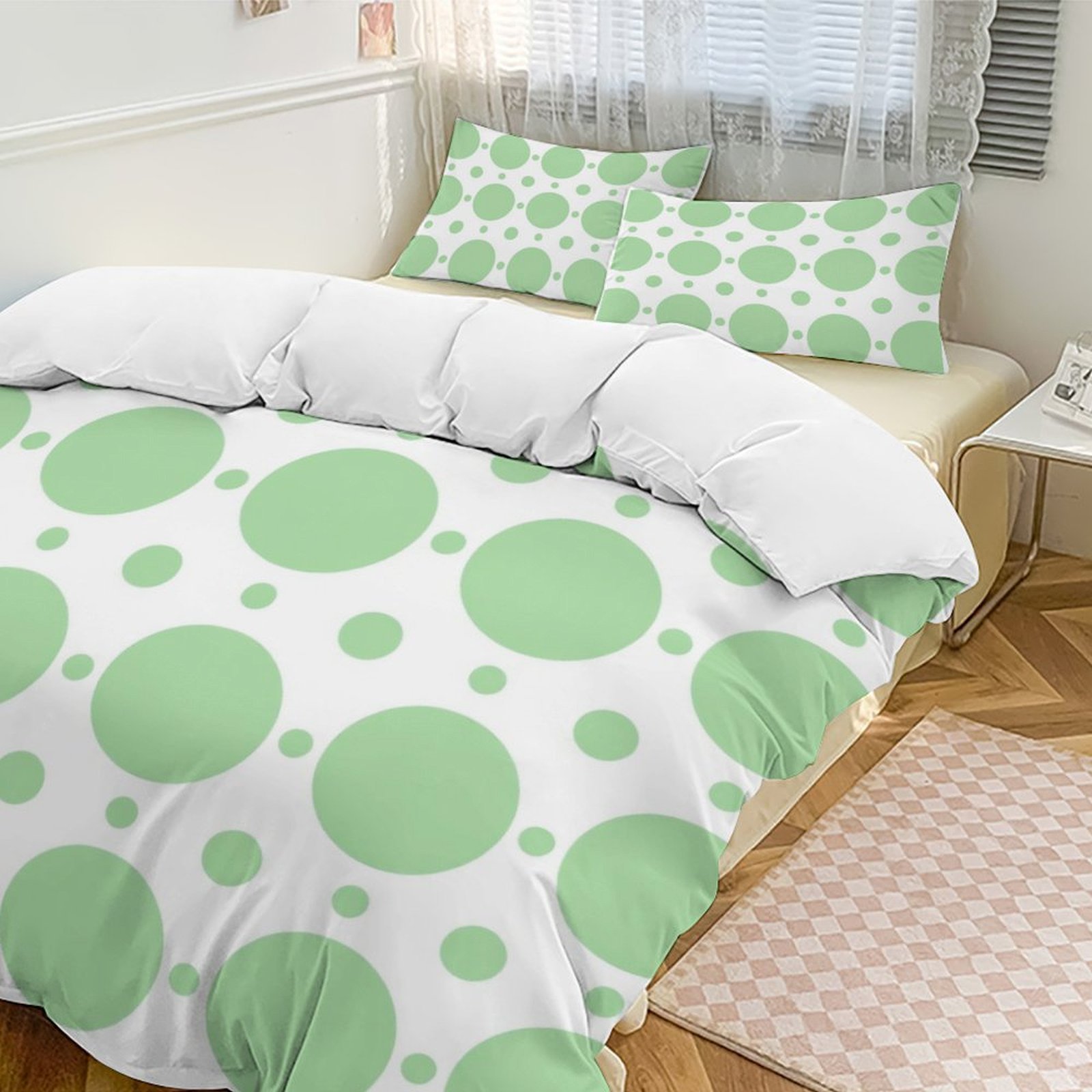 Duvet Cover Set Decorative 3 Pieces Bedding Set with 2 Pillow Shams ...