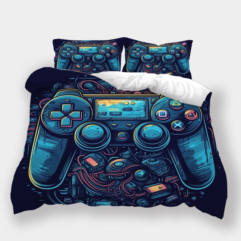 Duvet Cover Set Game Controller Printed Bedspreads Teenager Newly ...