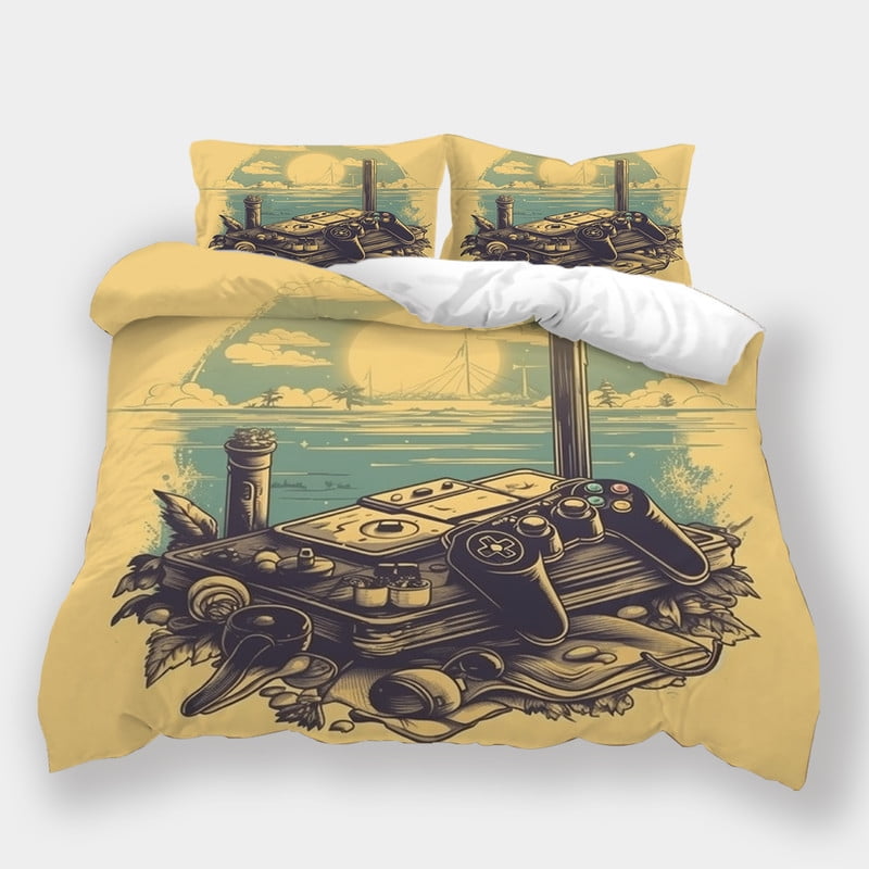 Duvet Cover Set Game Handle Printed Bedspreads Children Adult Home ...