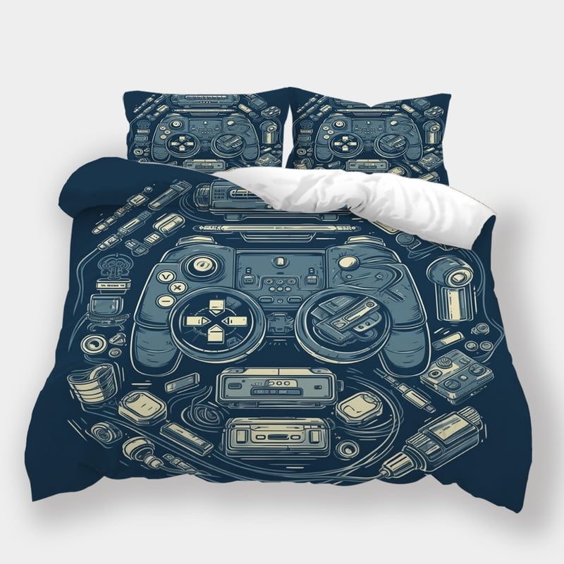Duvet Cover Set Game Handle Printed Bedspreads Gamer Stylish Bedroom ...