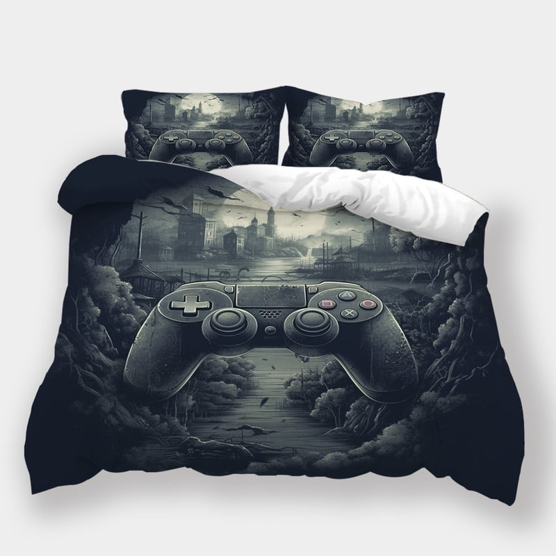 Duvet Cover Set Game Handle Printed Bedspreads Gamer Stylish Bedroom ...
