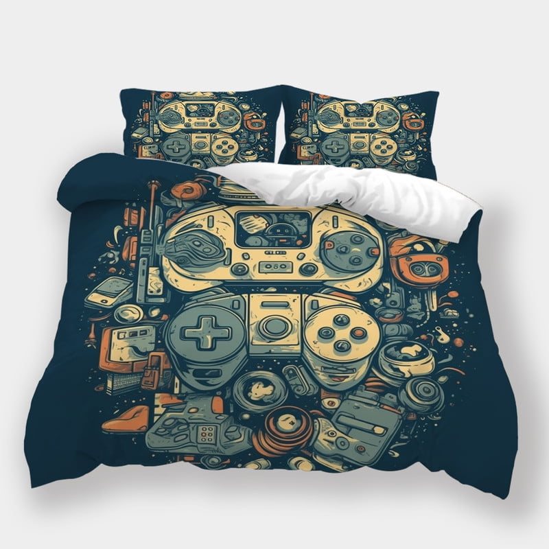 Duvet Cover Set Game Handle Printed Bedspreads Gamer Stylish Bedroom ...