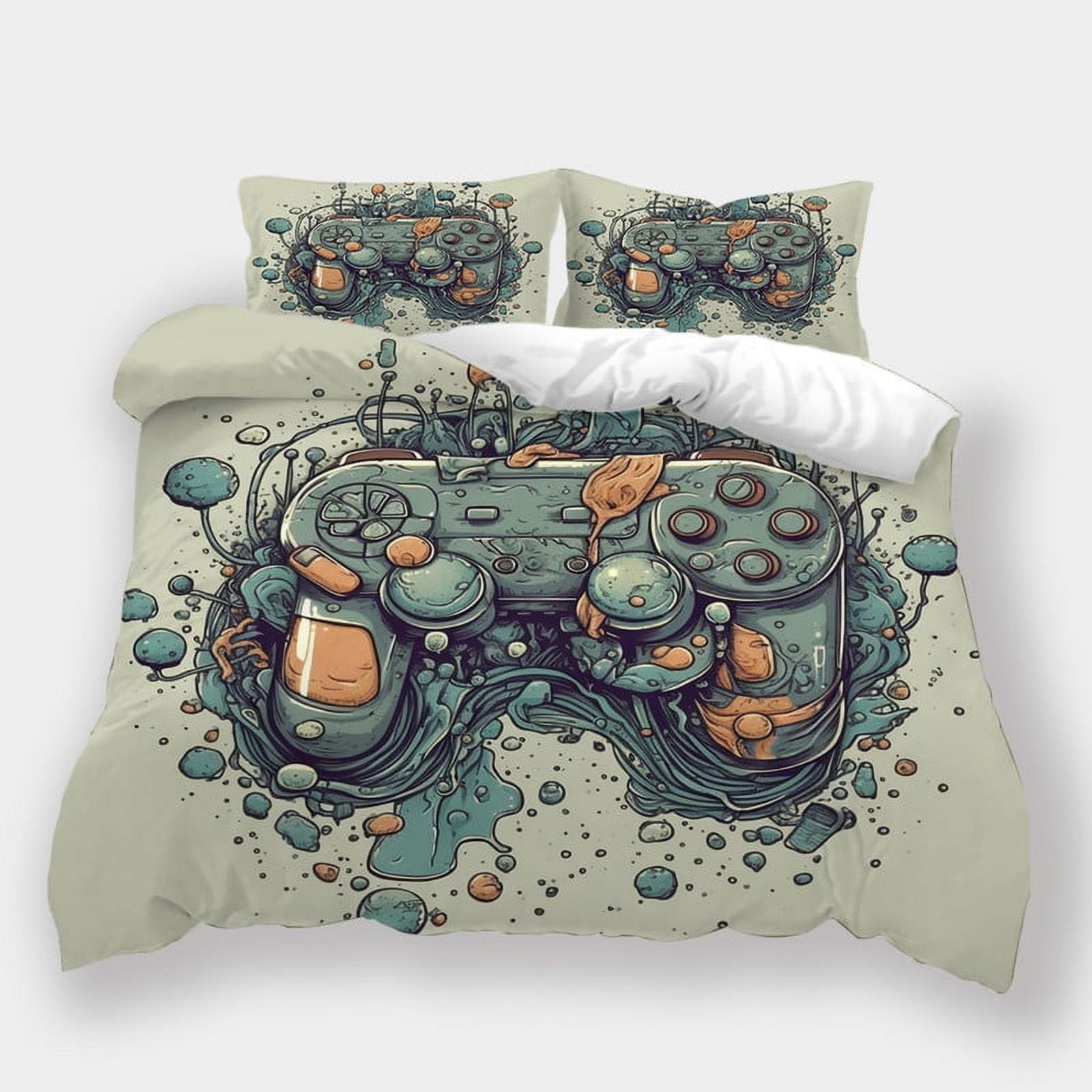 Duvet Cover Set Game Handle Printed Bedspreads Teen Adult Fashion ...