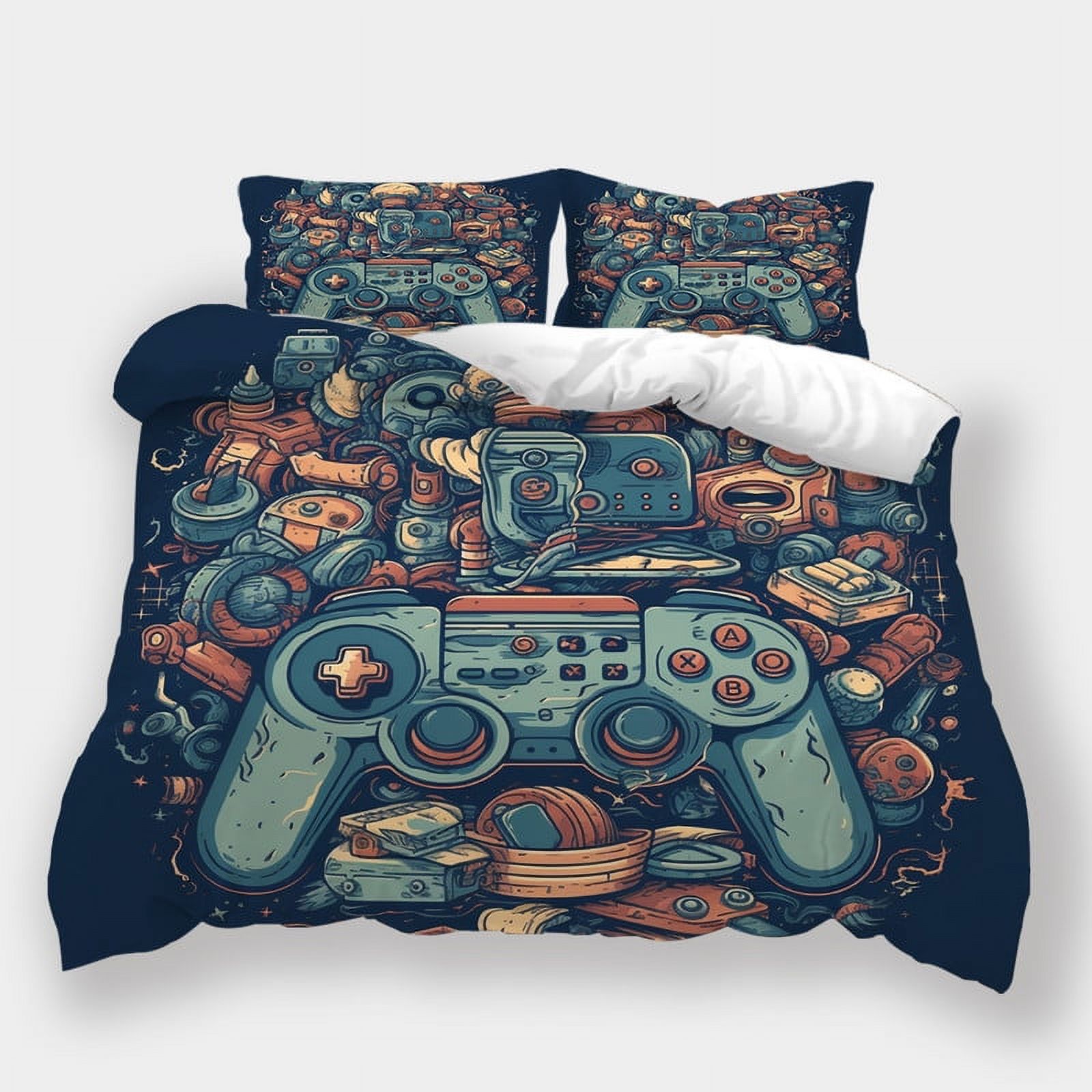 Duvet Cover Set Game Handle Printed Bedspreads Teen Adult Fashion ...