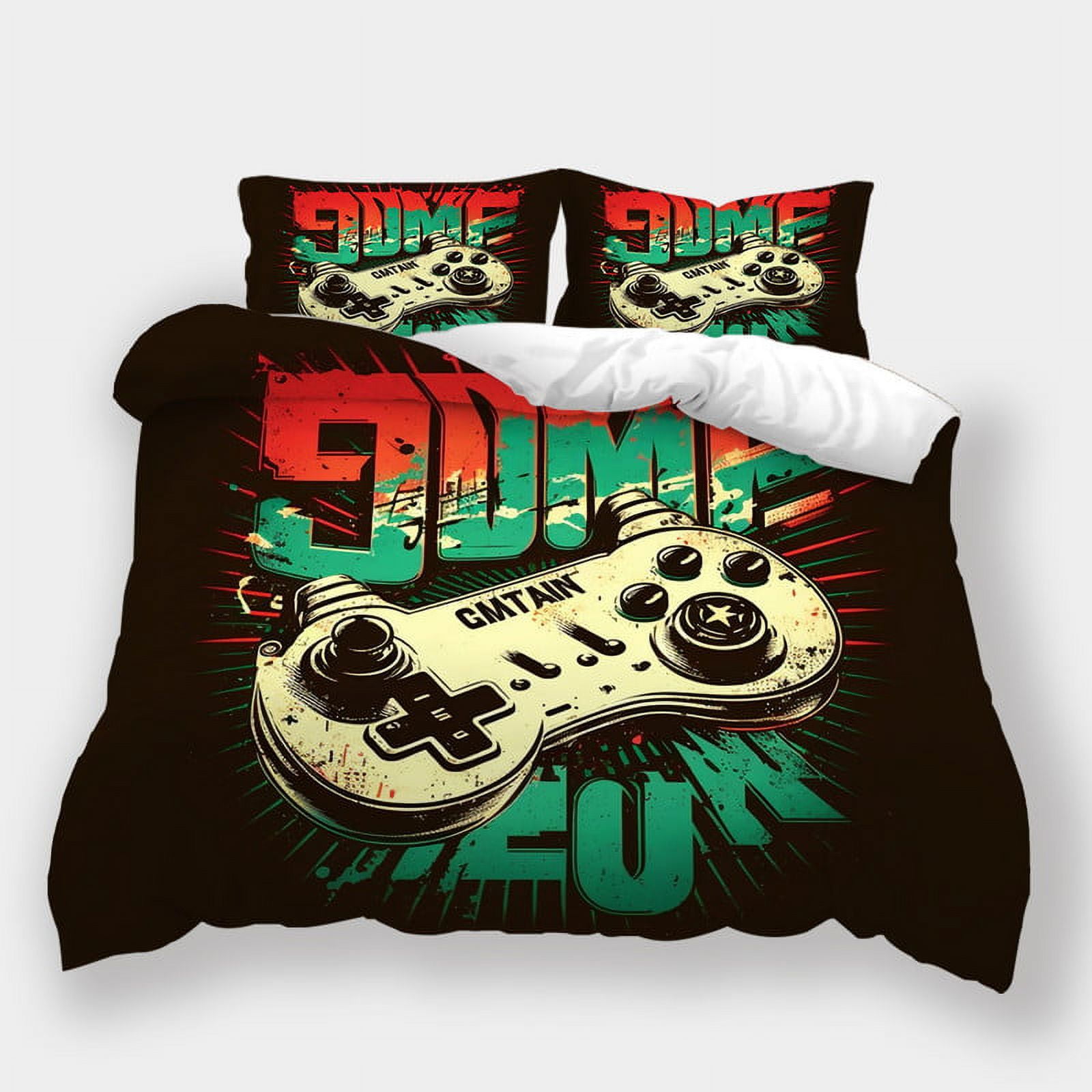 Duvet Cover Set Game Handle Quilt Cover Gamer Bedclothes Bedding Set ...