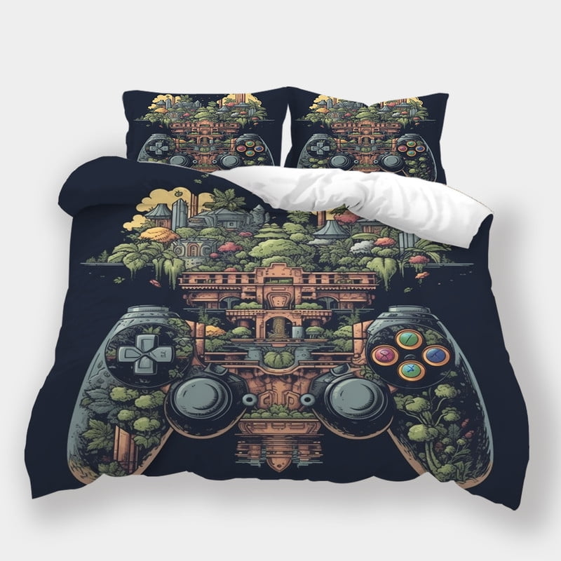 Duvet Cover Set Gamer Handle Printed Bedspreads Children Fashion ...
