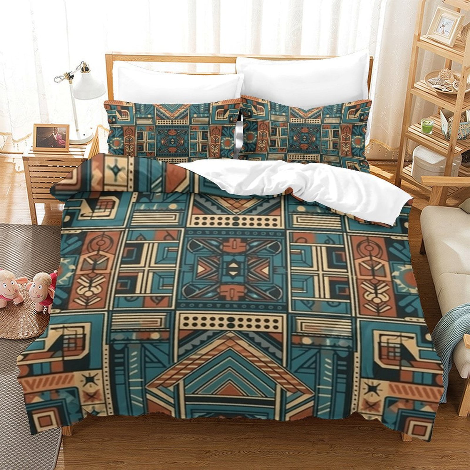 Duvet Cover Set Home Bedclothes Adult Highend Bedspread Bohemian ...