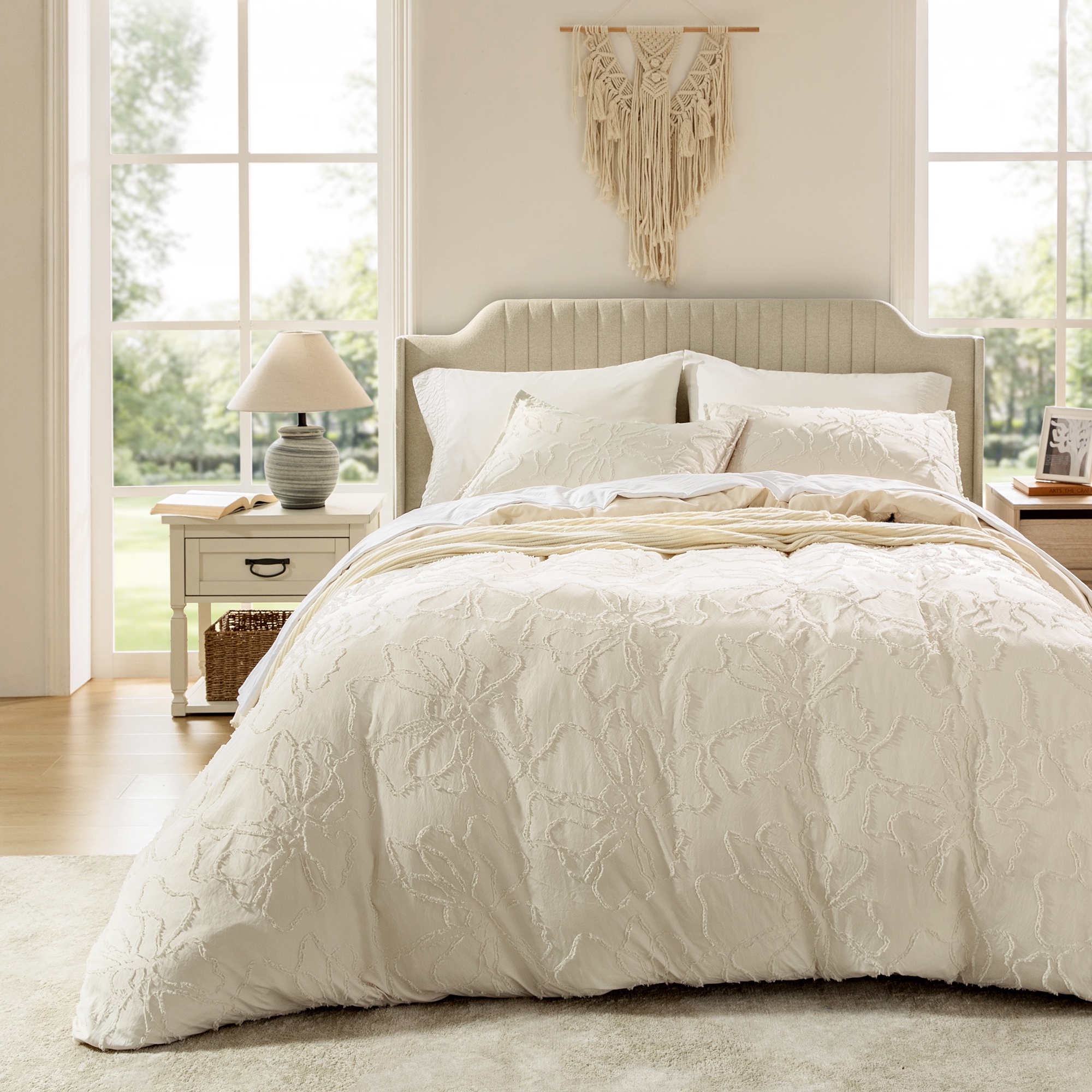 Martha Stewart Avery Medallion 3 Piece Duvet Set - Walmart.com