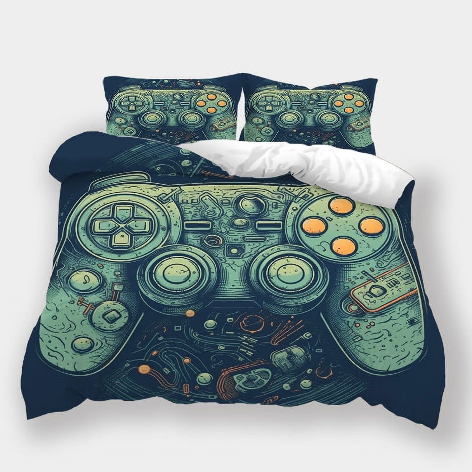 Duvet Cover Set Teen Adult Fashion Game Handle Printed Bedspreads ...