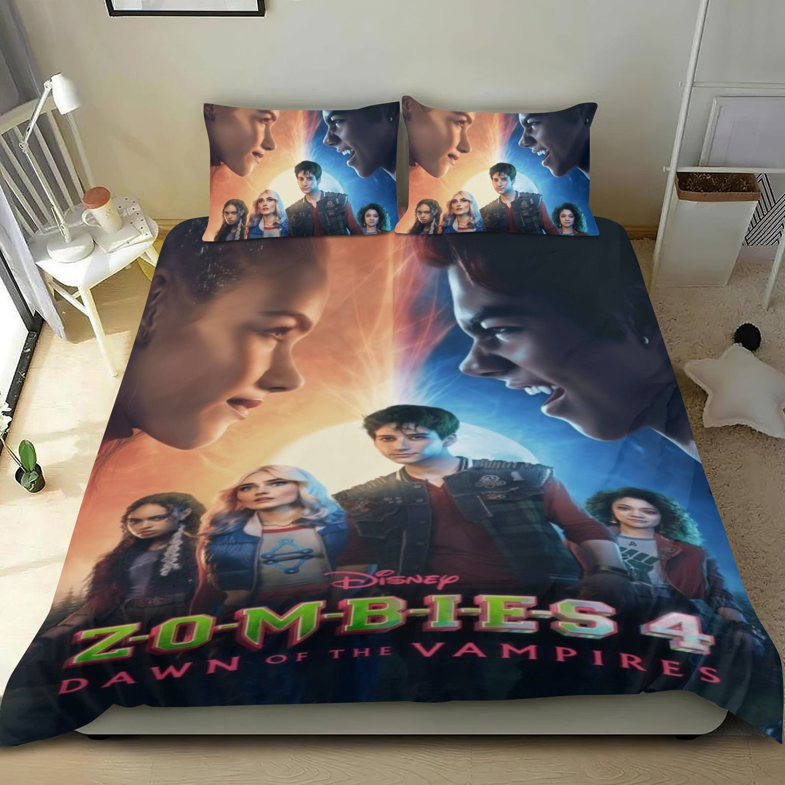 Duvet Cover Sets For Zombies 4 3 Piece Bedding Set Comforter Cover Set ...