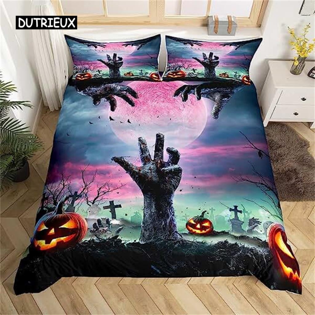 Duvet Cover Tree Halloween Horror Theme Comforter Cover Gothic Spooky ...