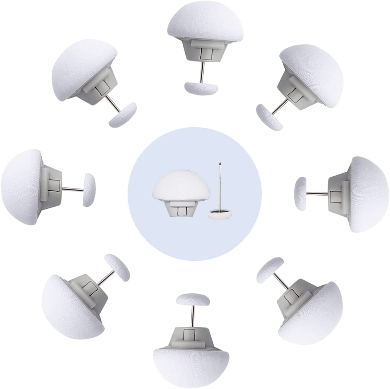 Duvet Pin Duvet Clips, 8 Pieces Mushroom Quilt Holder, Non-Slip Quilt ...