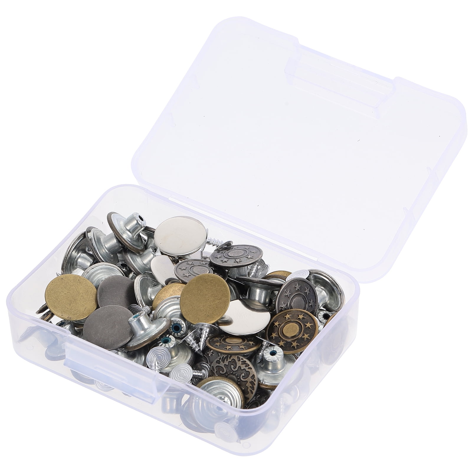 Duvet Snaps Jeans Button Buttons for Clothing Rivets - Walmart.com