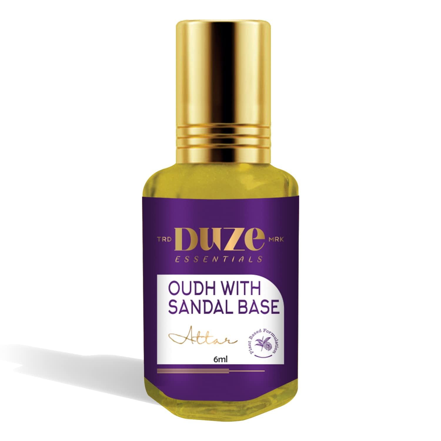 Duze Oudh With Sandal Base Attar Roll On For Men & Women 6ml, 0.2 Fl.oz ...