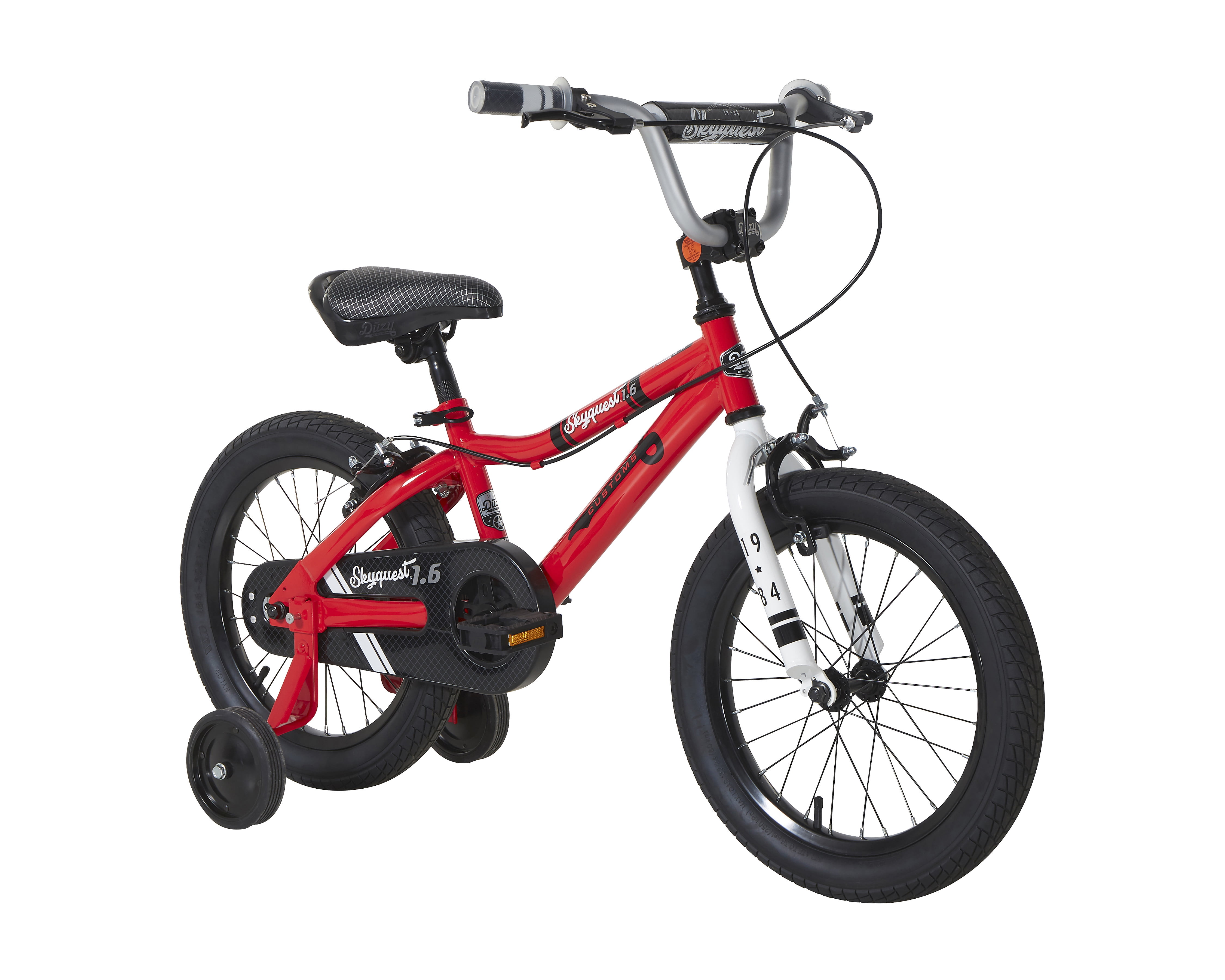 Duzy Customs 16" Red Kids Bike Five Minute Quick Assembly - Walmart.com