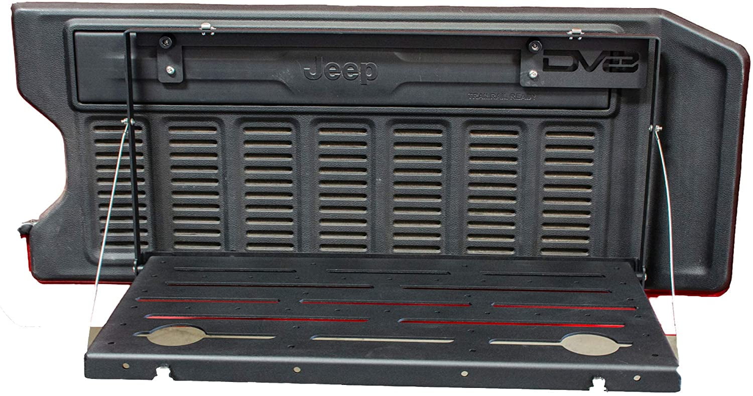 Dv8 Offroad TTJL-01 Tailgate Mounted Table for 18-20 Jeep Wrangler 2/4 ...