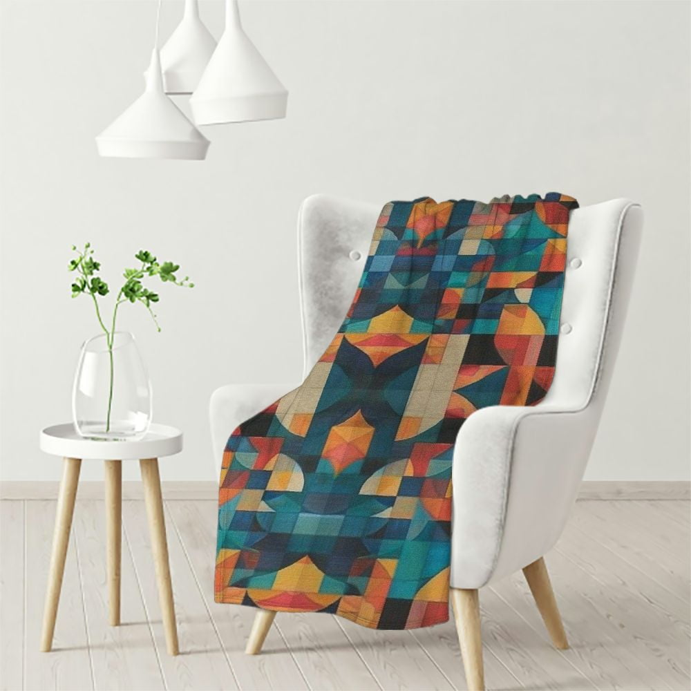 Dvbnli Native Indian Tribal Rustic Pattern Blanket Soft and Warm Throw ...