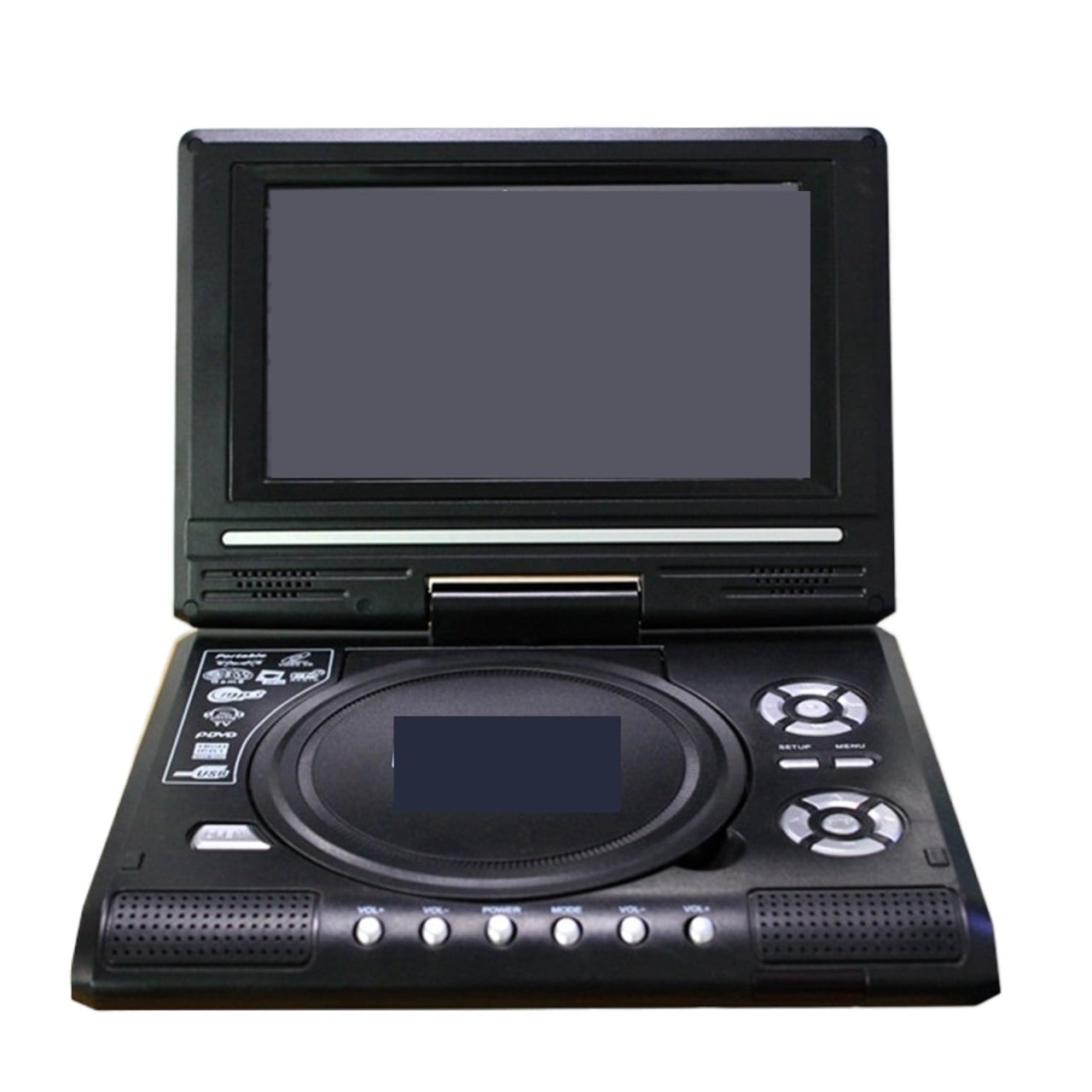 Dvd Player Portable, 7.8 Inch Portable HD TV Home Car DVD Player VCD CD ...