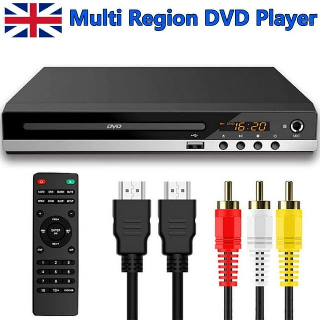Dvd Player Region Free With Remote Control Usb Multi Region & Hdmi/Av ...