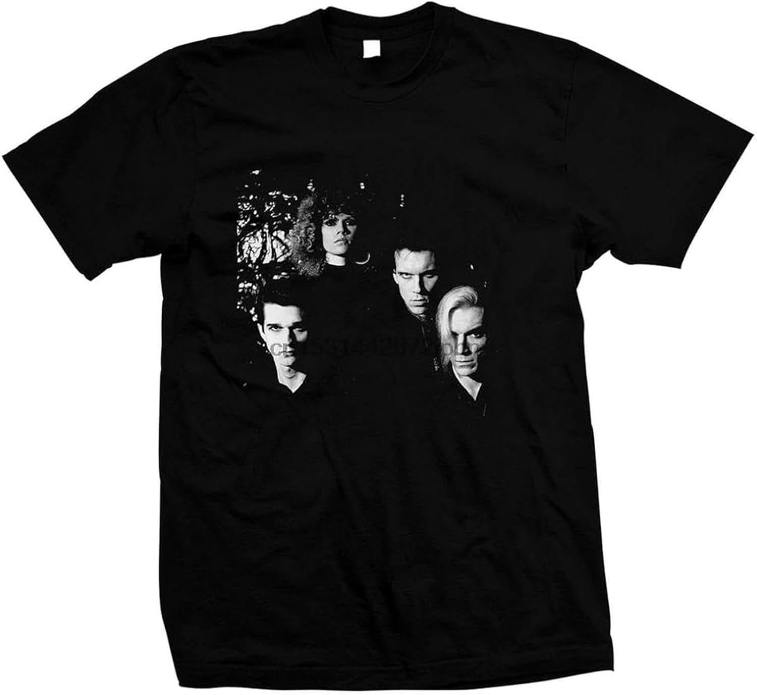Dvecvbdg Men's Cramps The Band Photo II Pre Shrunk Hand Screened t ...