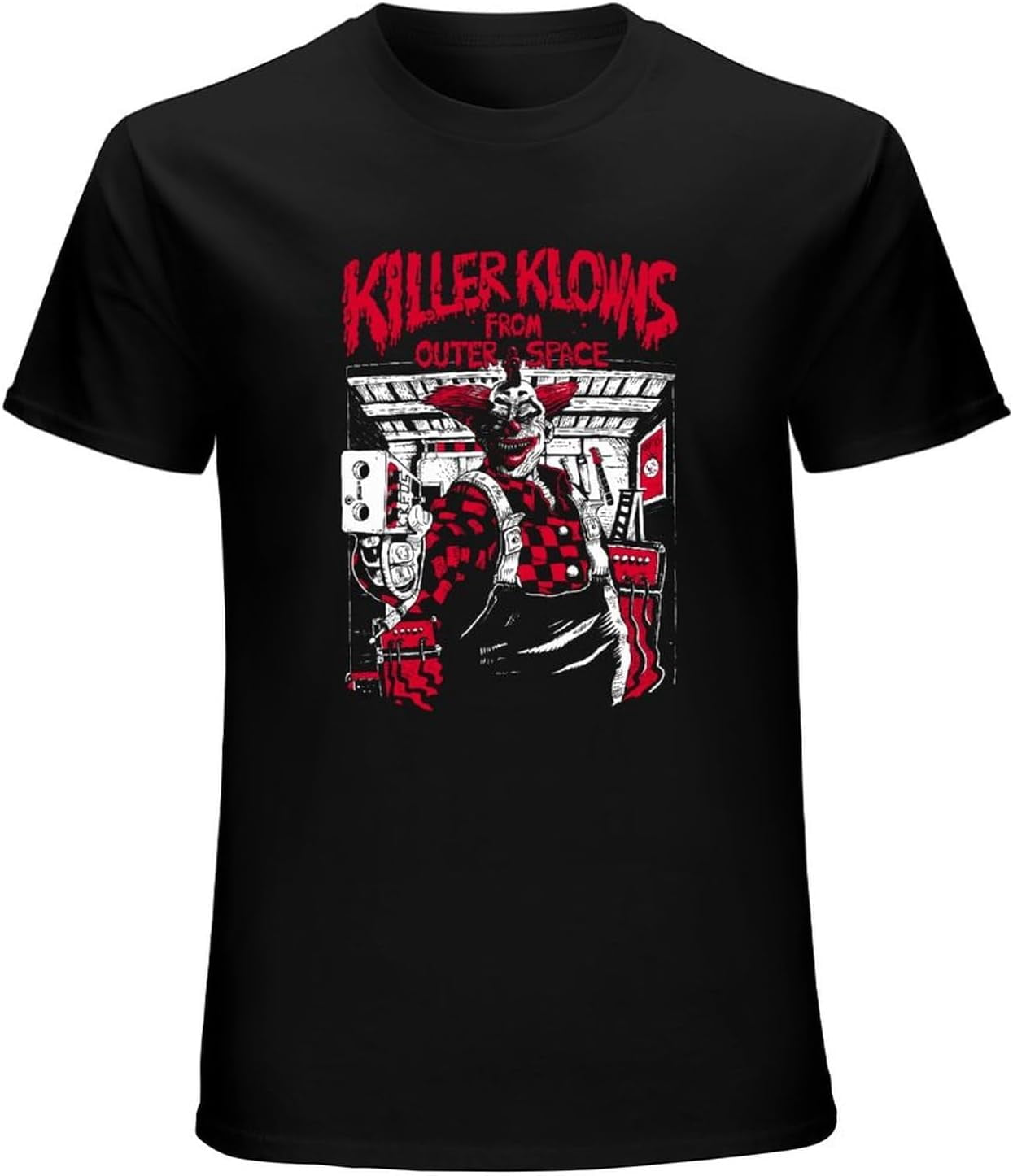 Dvecvbdg Men's T-Shirts Killer Klowns from Outer Space Movie Poster ...