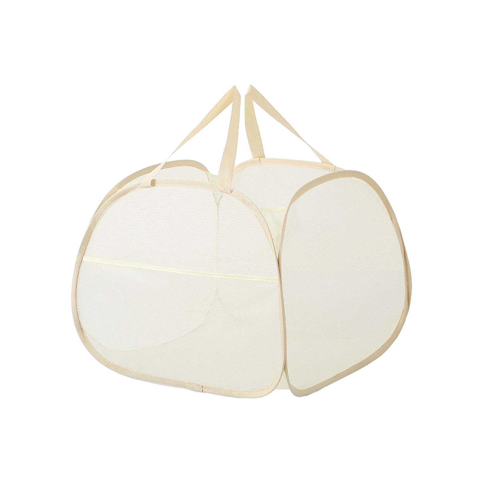 Dvkptbk Mesh Laundry Hamper with Wide Opening and Side Pocket ...