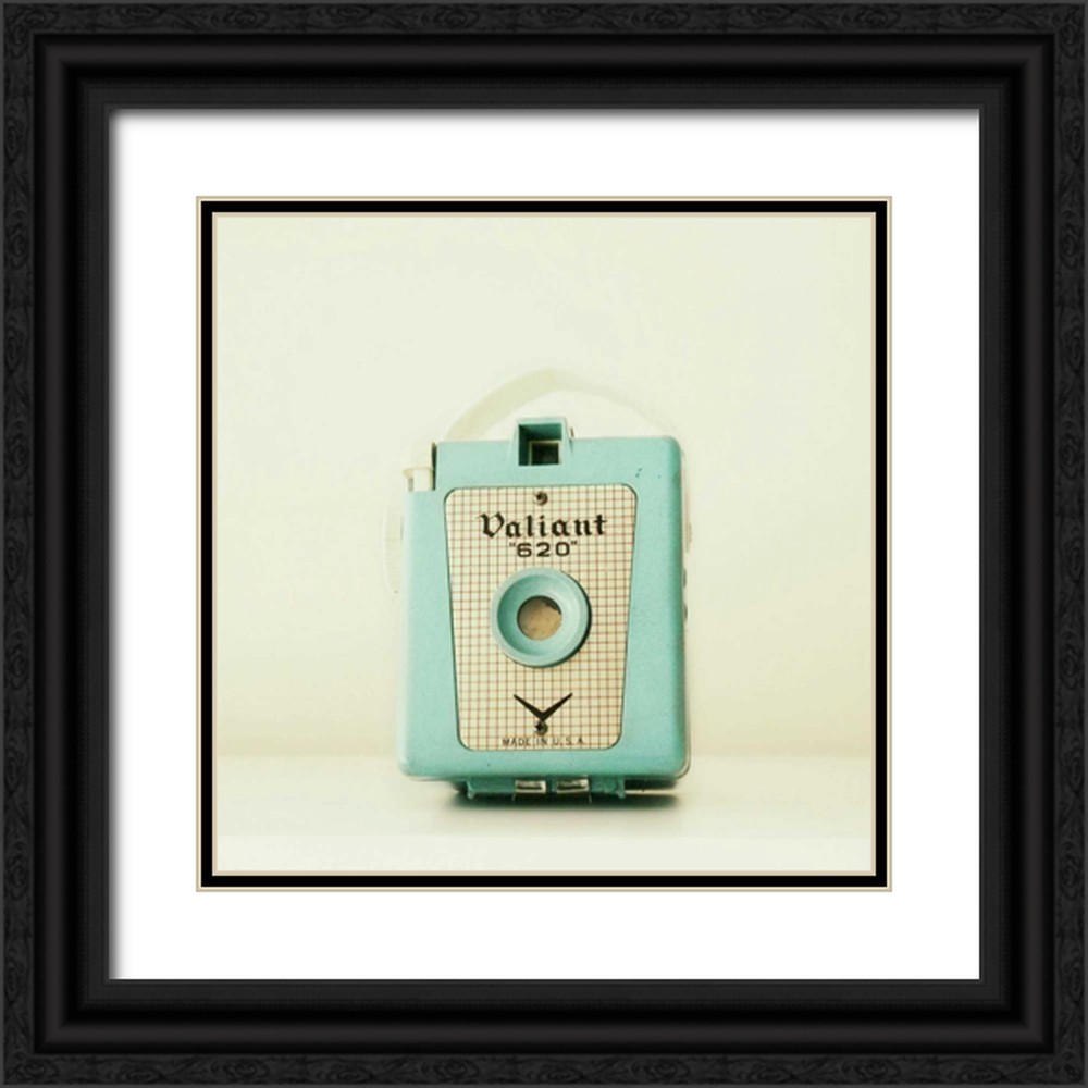 Dvorak, Vicki 15x15 Black Ornate Wood Framed with Double Matting Museum ...