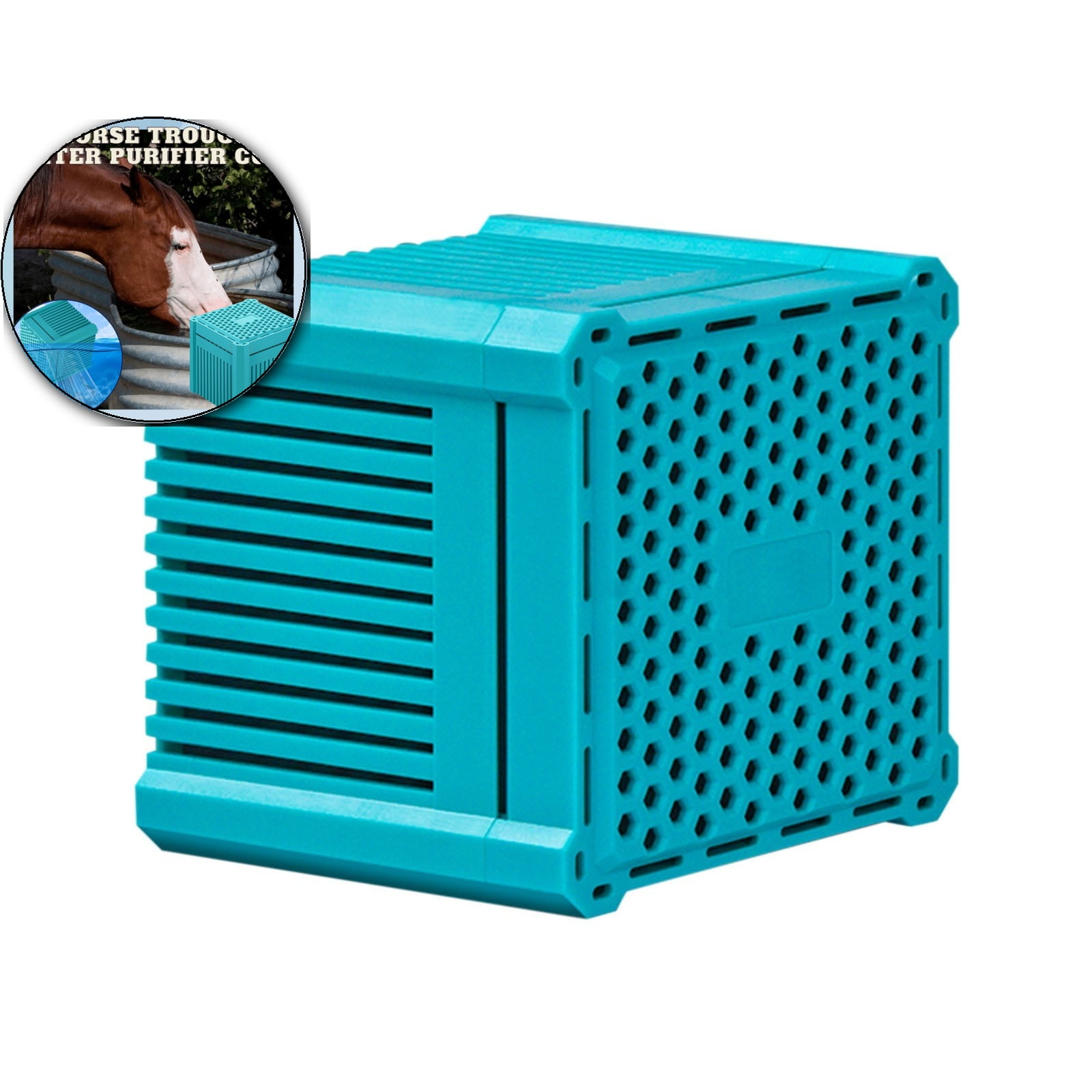 Dvruxg 1 Pcs Cube Water Trough Filter, Activated Carbon for Pond, Super ...