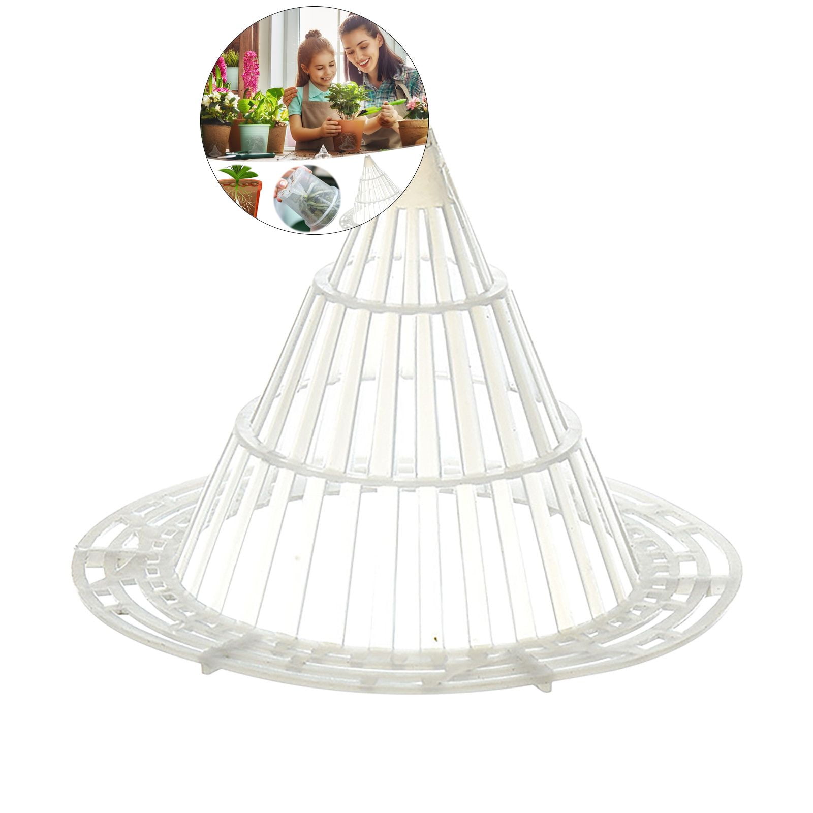 Dvruxg 10 Pcs Flower Pot Hole Mesh Pads Bonsai Drainage Mats Plastic ...