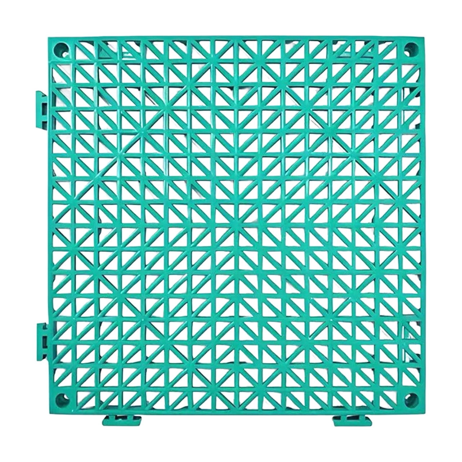Dvruxg 12"x12" Interlocking Rubber Outdoor Flooring Tiles Non-Slip ...