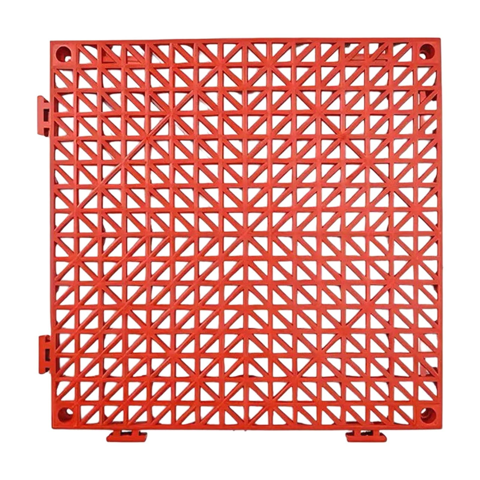 Dvruxg 12"x12" Interlocking Rubber Outdoor Flooring Tiles Non-Slip ...
