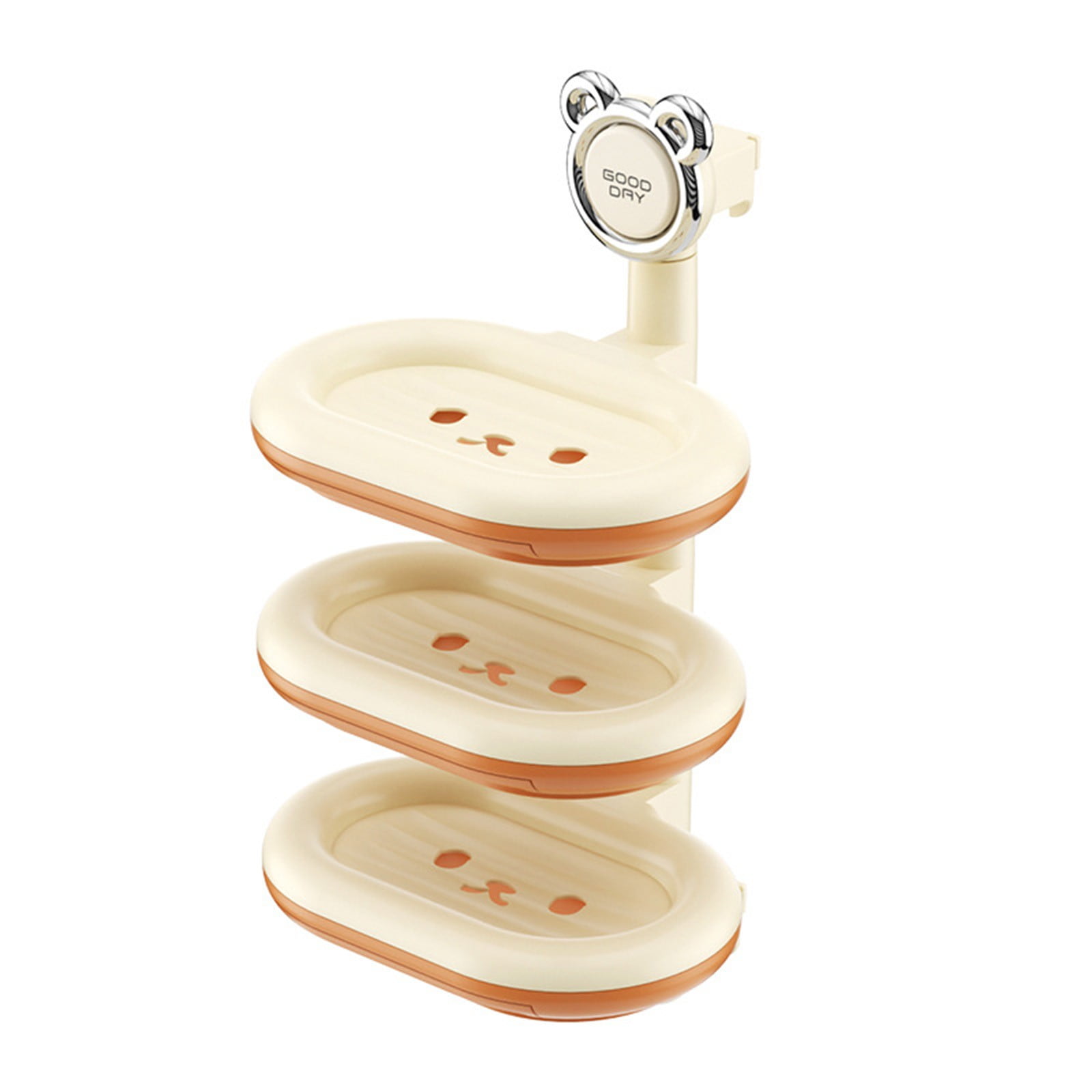 Dvruxg 3-in-1 Soap Dish for Shower, Wall Mounted Bar Soap Holder ...