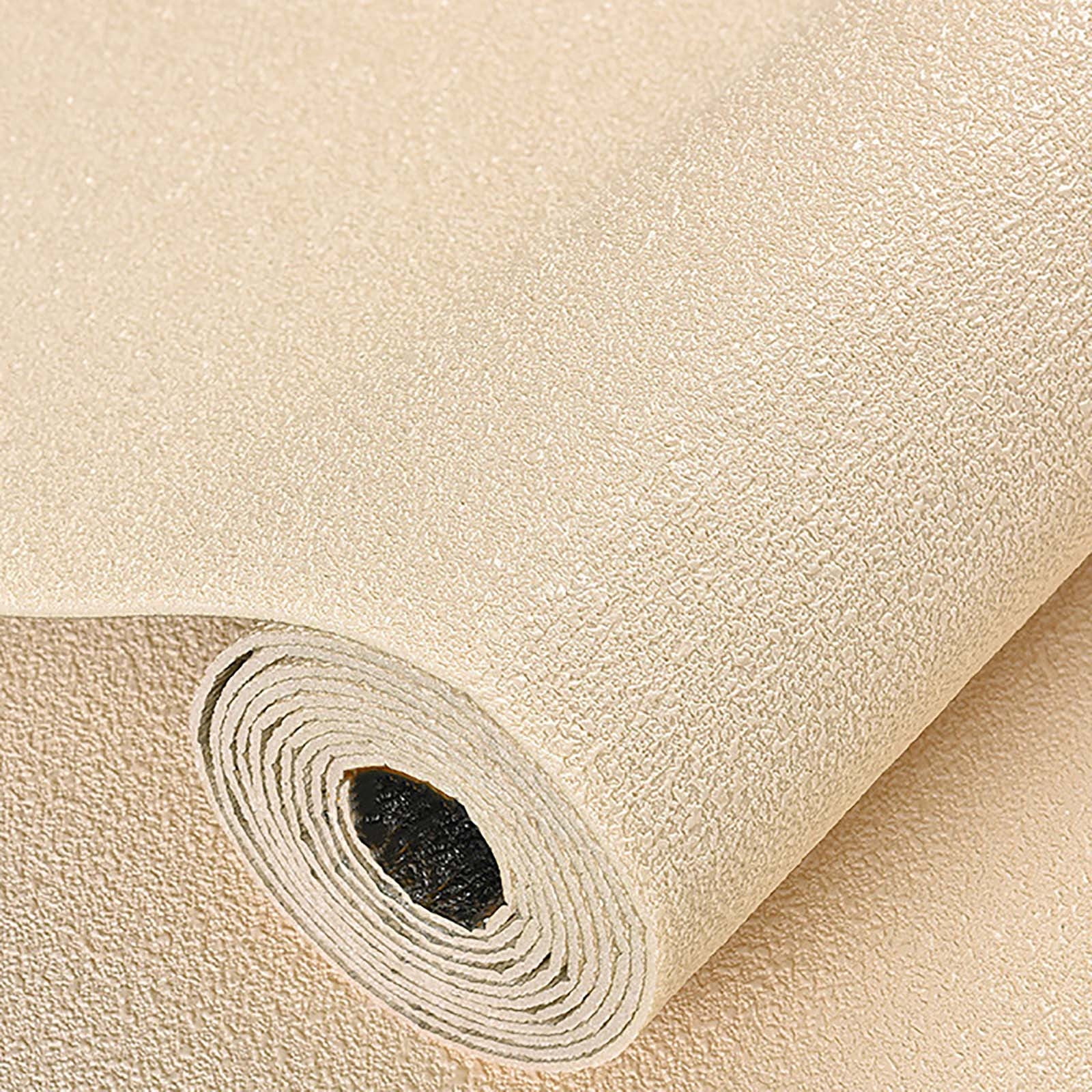 Dvruxg 3D Foam Cotton Texture Linen Peel and Stick Wallpaper ...