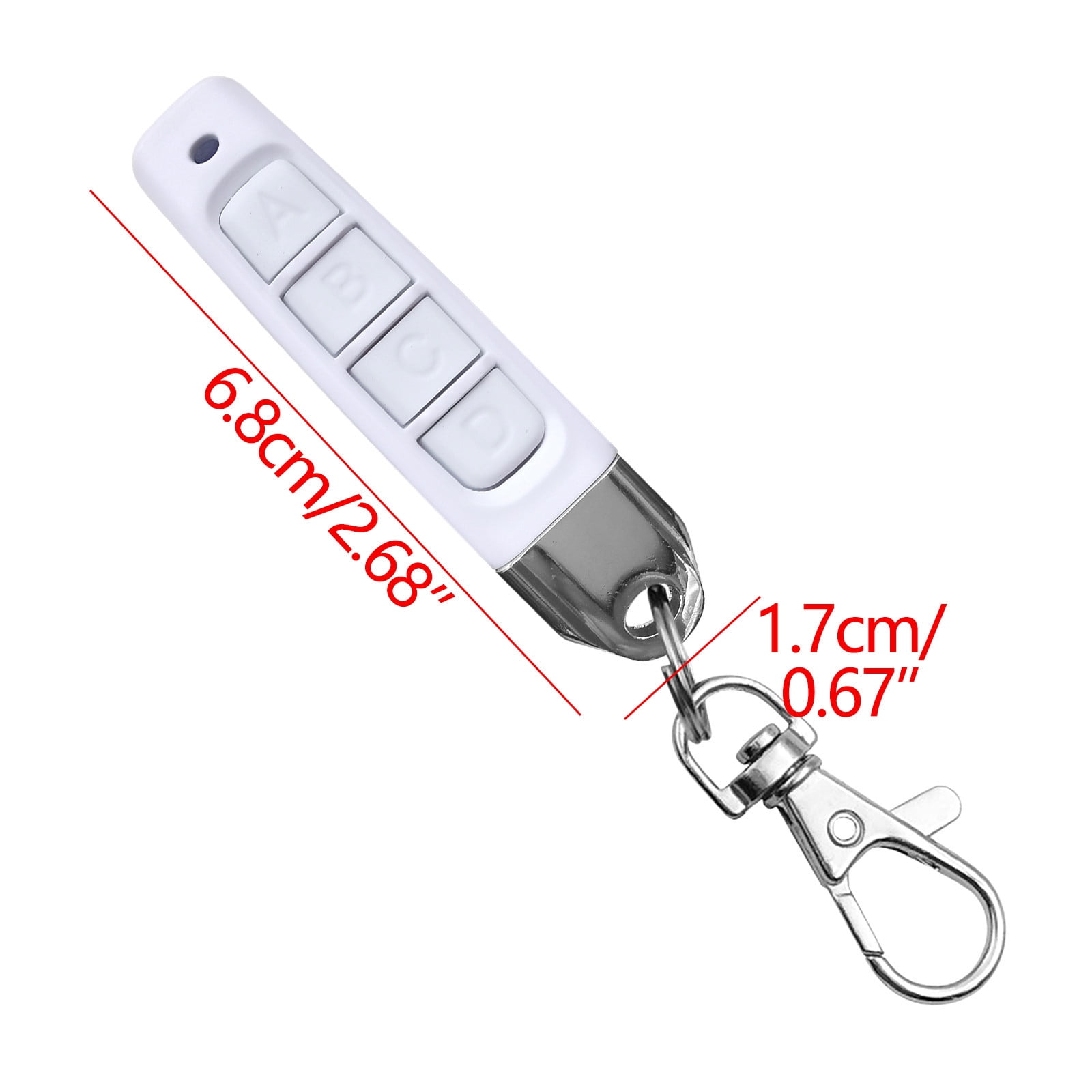 Dvruxg 433MHz Remote Control Duplicator, 4-in-1 Garage Door Key Cloner, Multifunctional Car Key ...