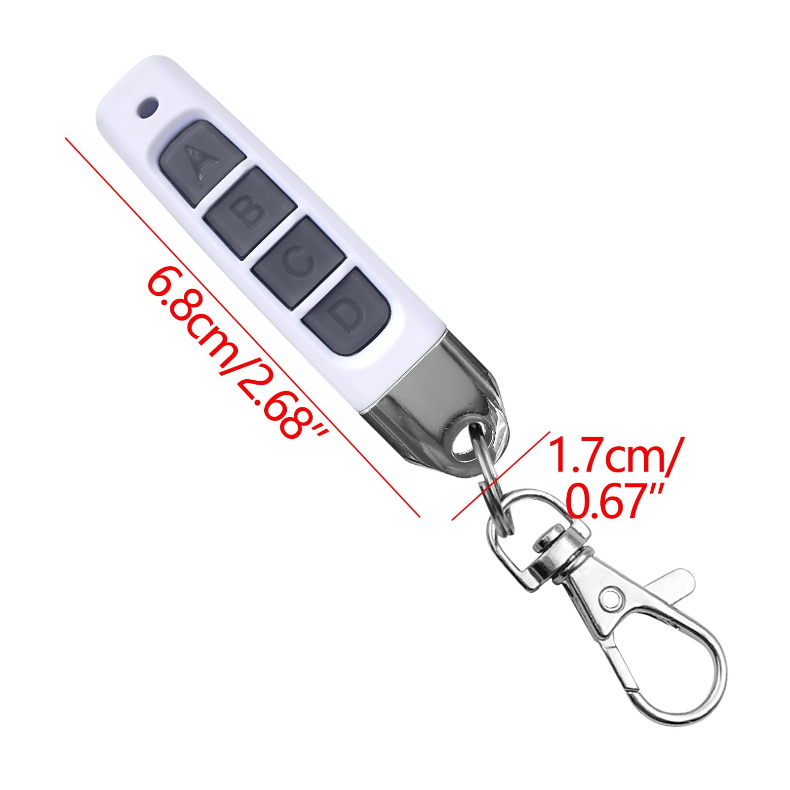 Dvruxg 433MHz Remote Control Duplicator, 4-in-1 Garage Door Key Cloner ...