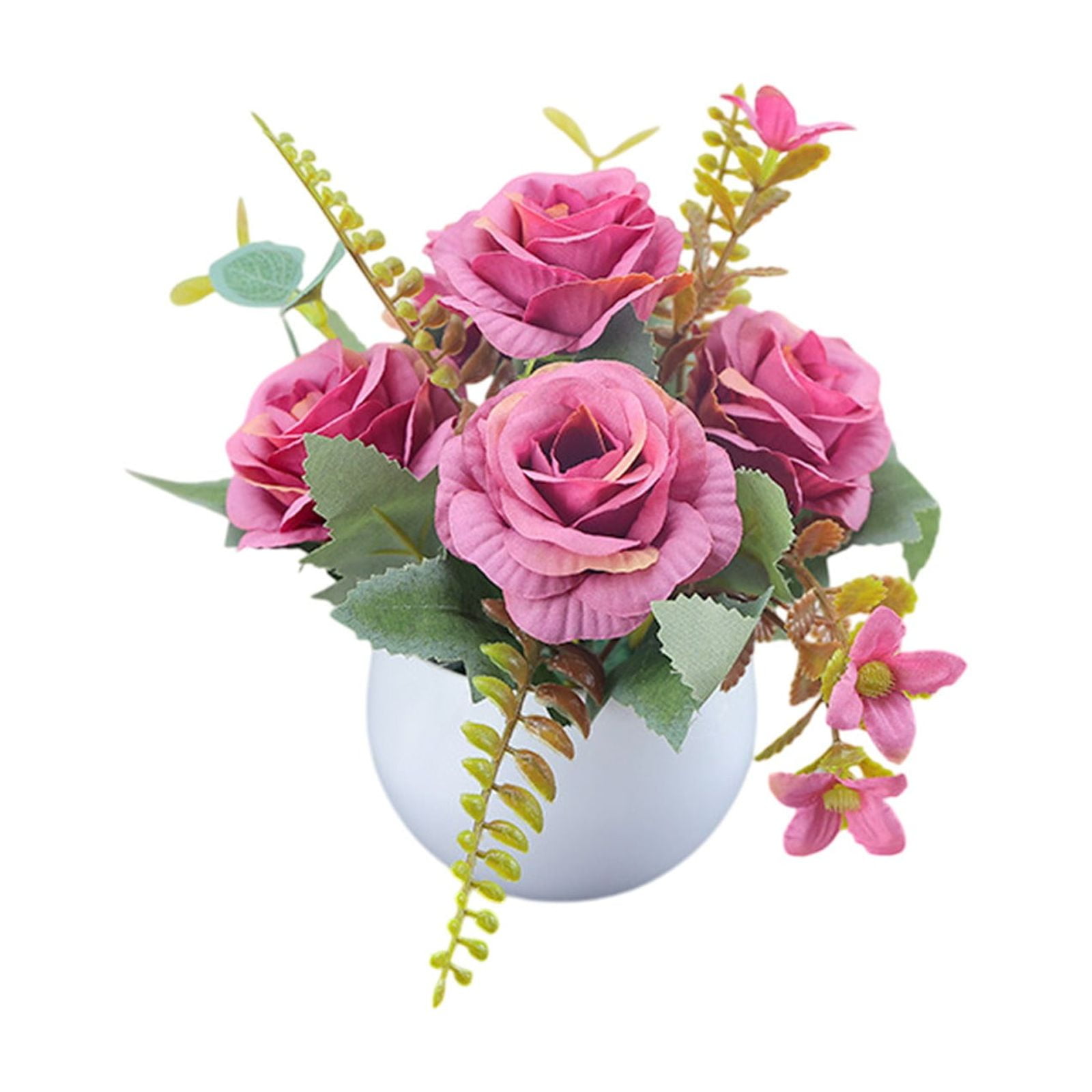 Dvruxg Artificial Peony Flowers Silk Peony Rose Real Touch Fake Flowers ...