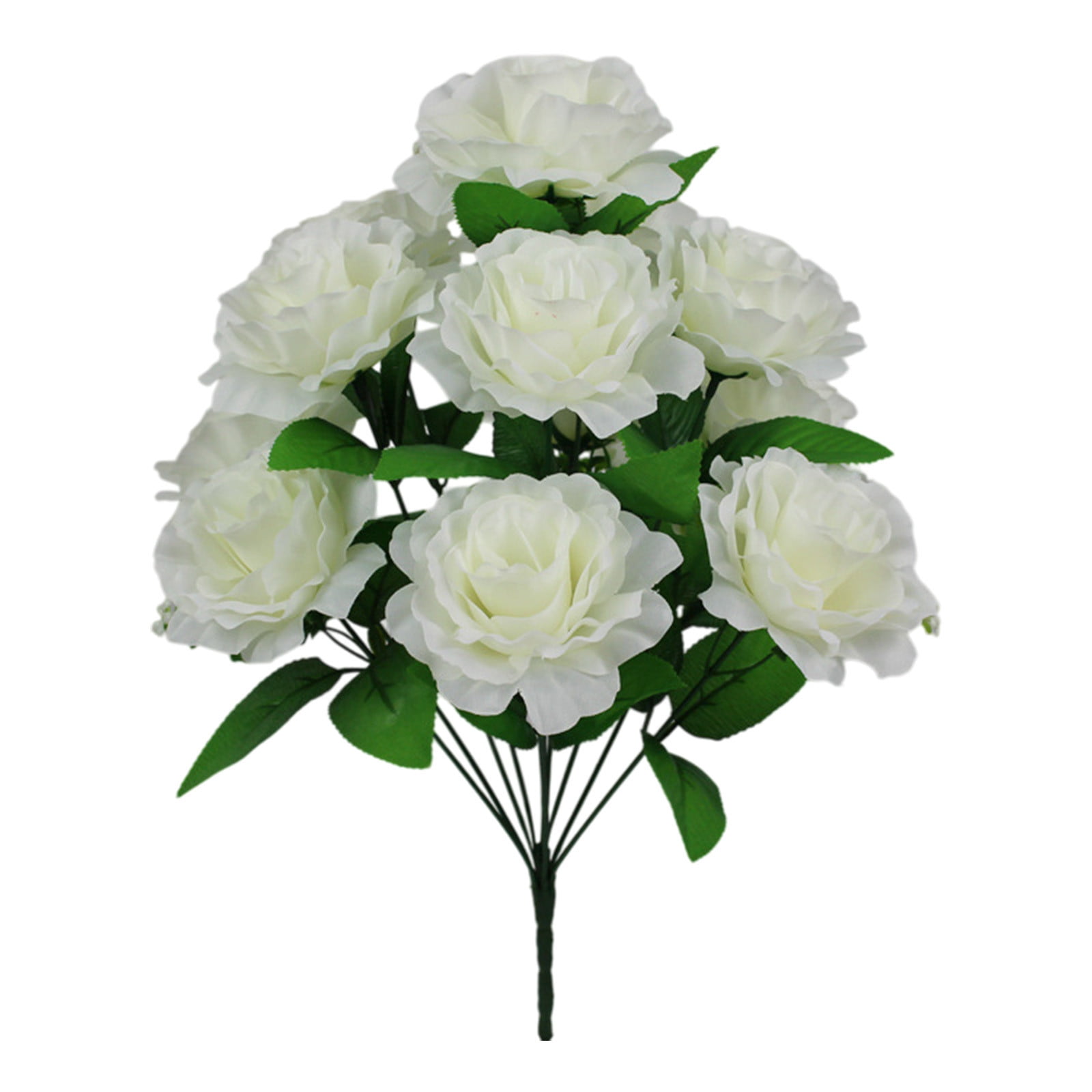 Dvruxg Artificial Roses Flower with Stems Fake Flowers Bouquet ...
