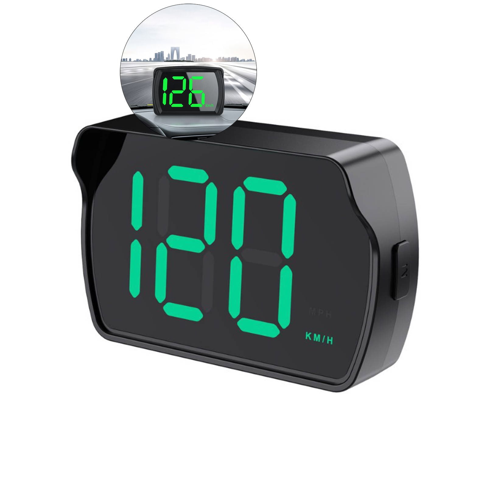 Dvruxg Car Digital Speedometer Speedo Head Up Display, Plug and Play ...