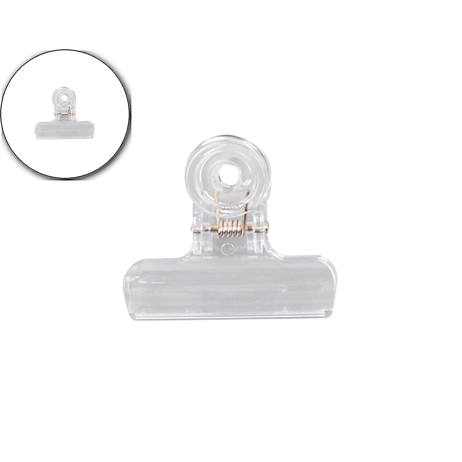 Dvruxg Chip Clips, Plastic Clear Clips Clamps Chip Bag Clips Bulldog ...