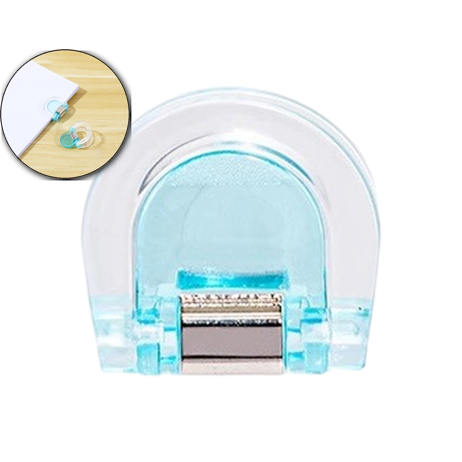 Dvruxg Clear Long Tail Binder Clips – Heavy-Duty Plastic Document ...