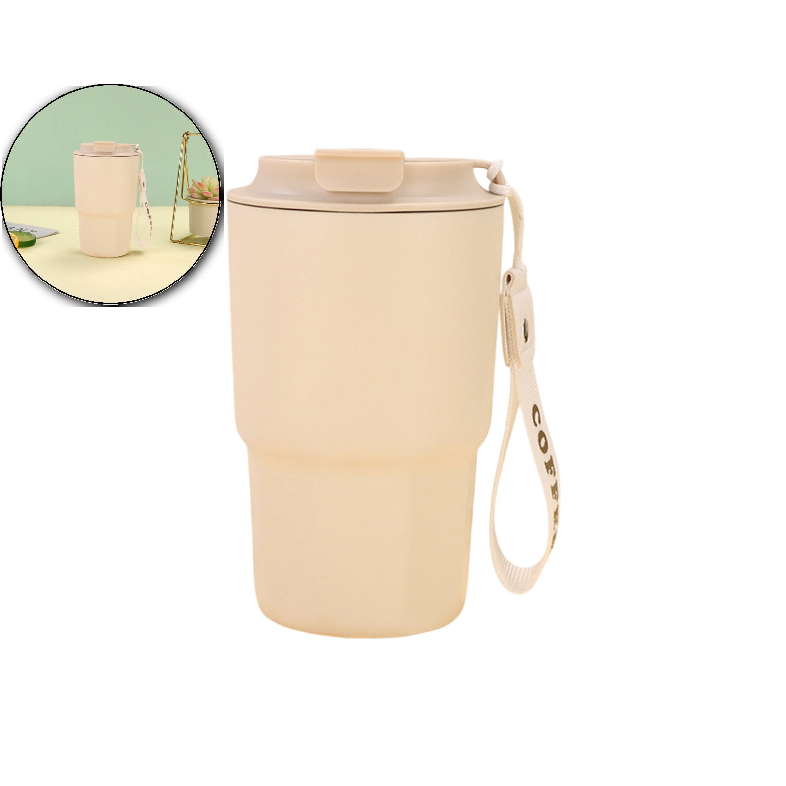 Dvruxg Coffee Travel Mug, Spill-Proof Leak-Proof Stainless Steel Coffee ...
