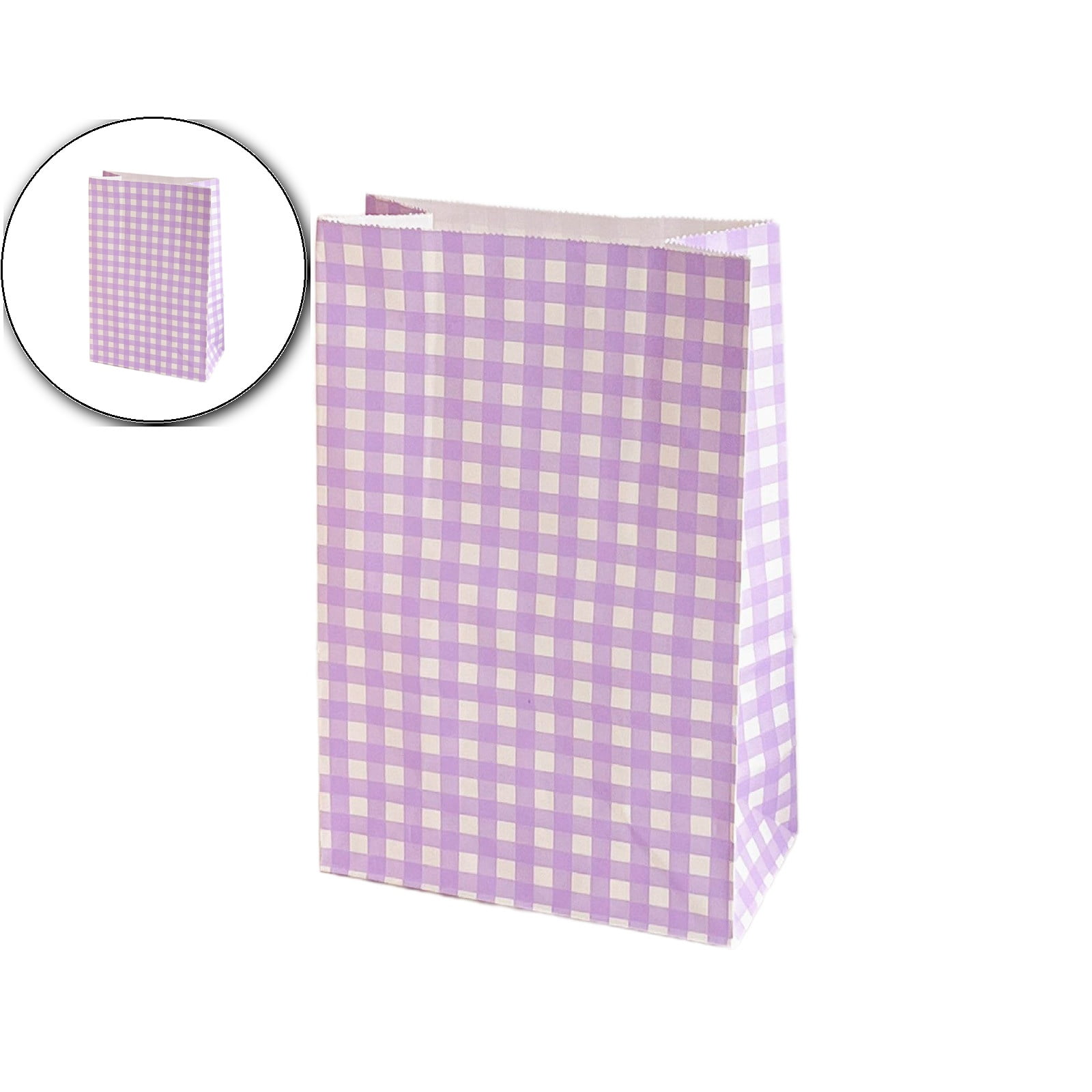 Dvruxg Colorful Plaid Kraft Paper Bags - Gift Wrapping & Storage Bags ...