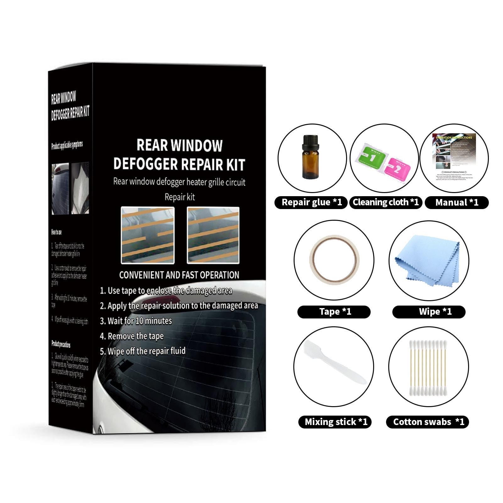 Dvruxg Defroster Repair Kit Window Defroster Repair Kit For Automatic ...