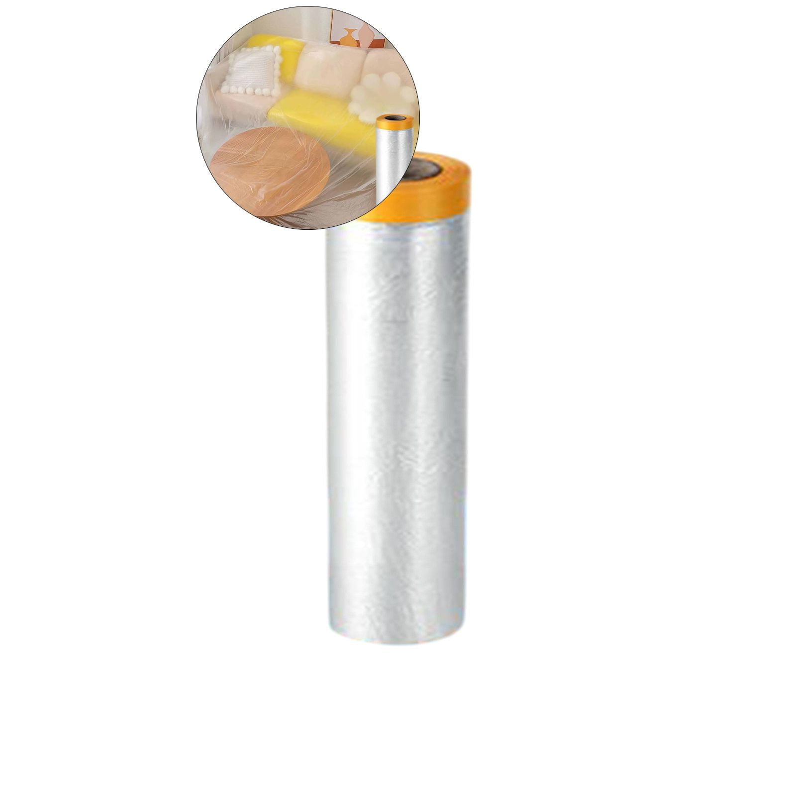 Dvruxg Disposable Clear Plastic Protective Film for Furniture - Multi ...