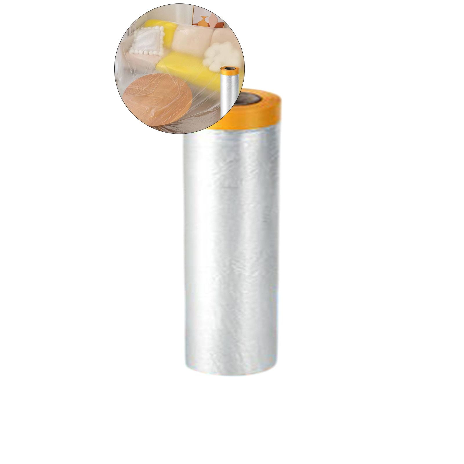 Dvruxg Disposable Clear Plastic Protective Film for Furniture - Multi ...