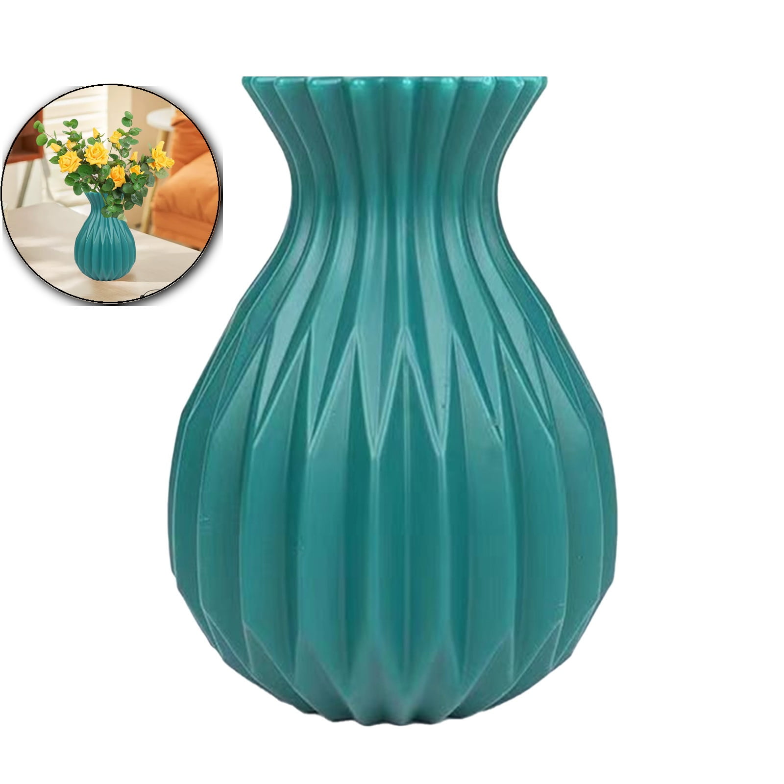 Dvruxg Durable Vase Plastic Vase Modern Flower Vase for Elegant Flower ...