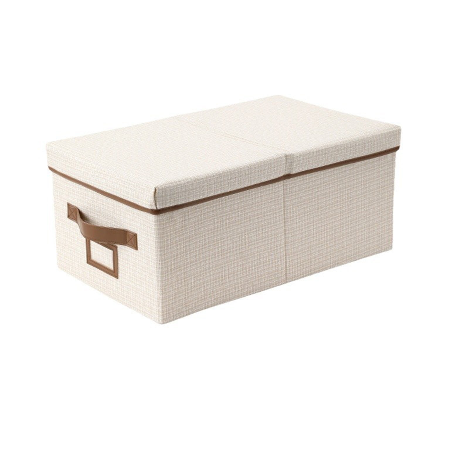 Dvruxg Extra Large Storage Bins with Lids, Decorative Organizer with ...