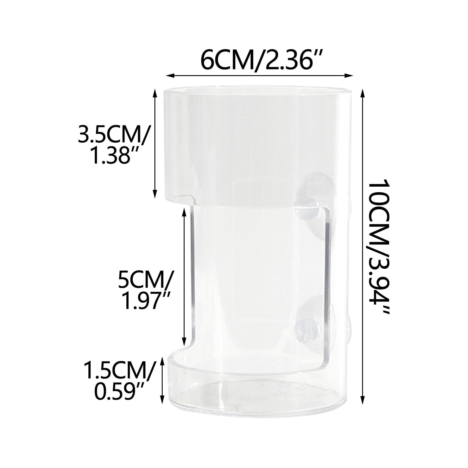 Dvruxg Fish Tank Feeding Tray with Suction Cup, Feeding Tube Supplies ...